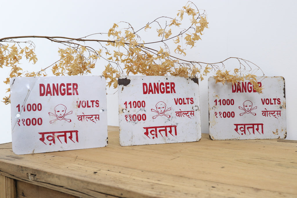 Late 20th Century Enamel Indian Danger Signs (Good Quality) – Apeman ...