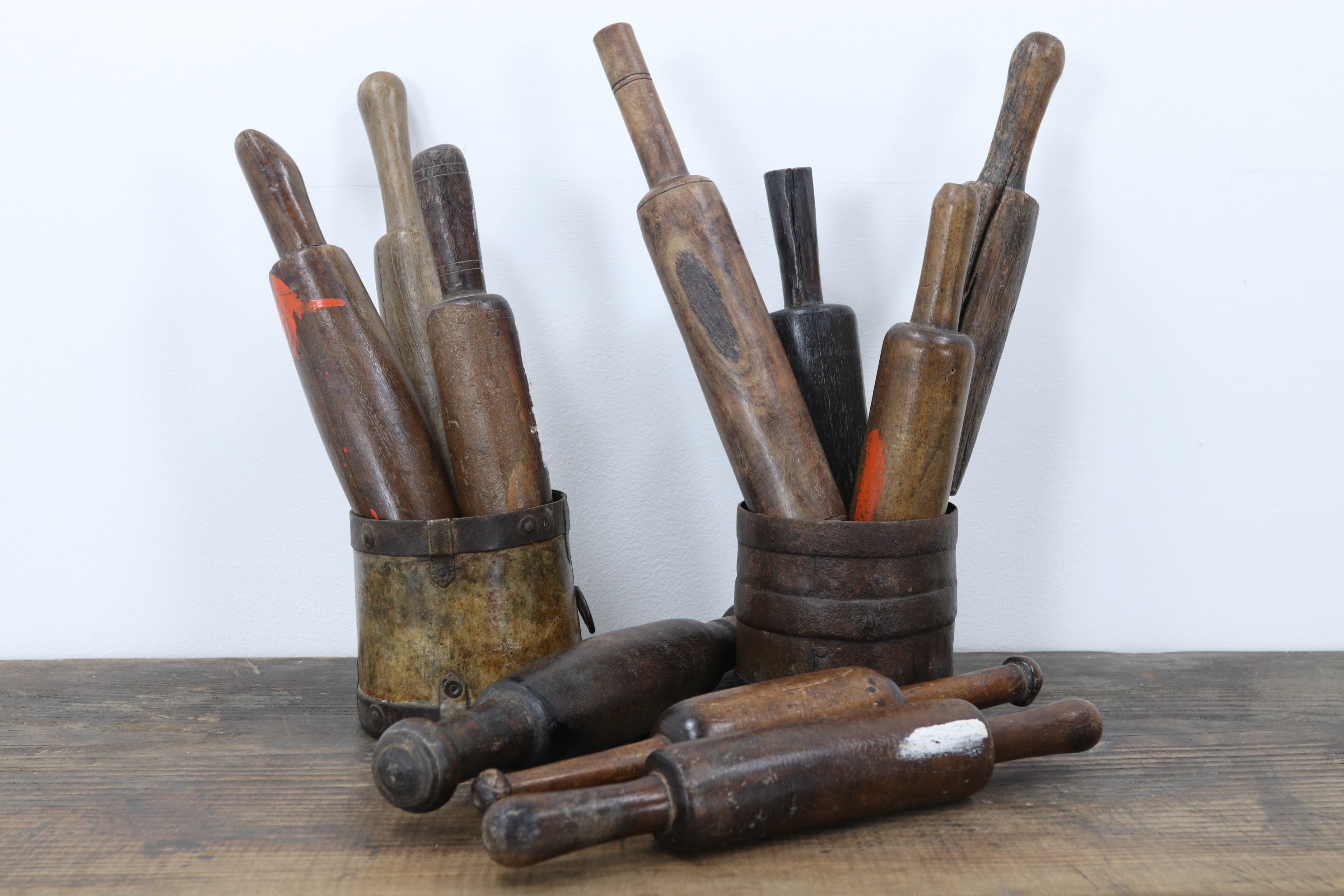 Large Indian Teak Chapati Rolling Pins – Apeman Interiors