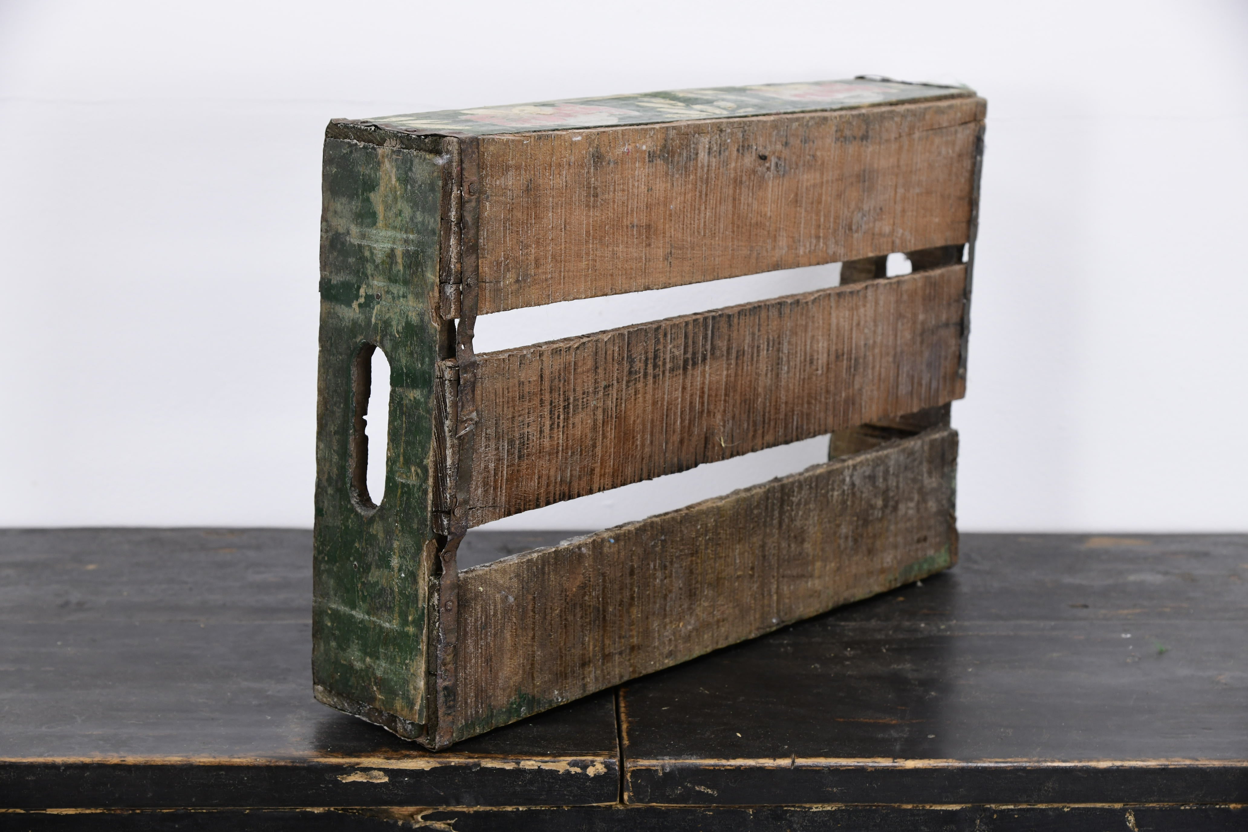 Vintage Indian Wooden Painted Soda Crates – Apeman Interiors