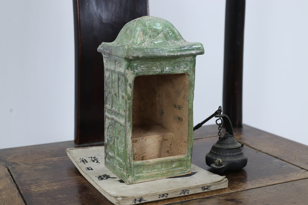 Chinese Han Dynasty Open Model Of Sedan Green Chair – Apeman Interiors