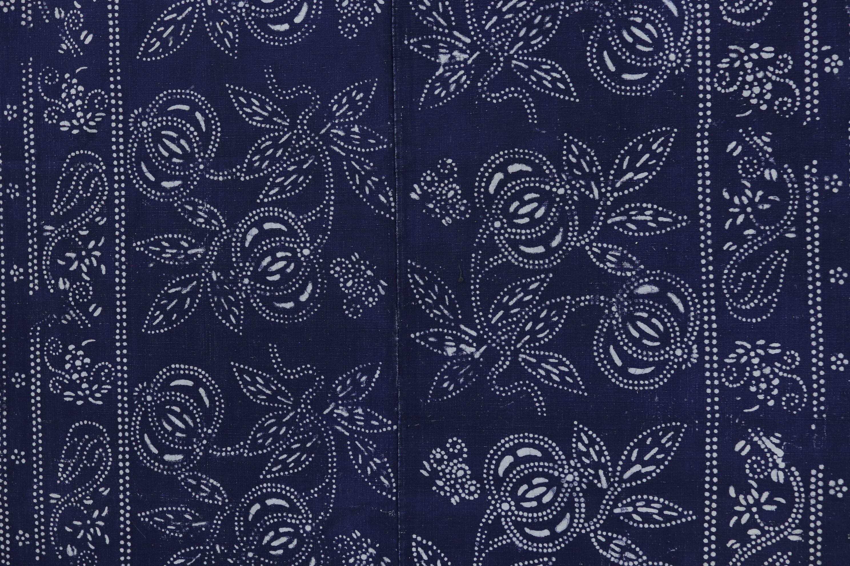 Late 19th Century Chinese Wax Resist Fabric (4) – Apeman Interiors