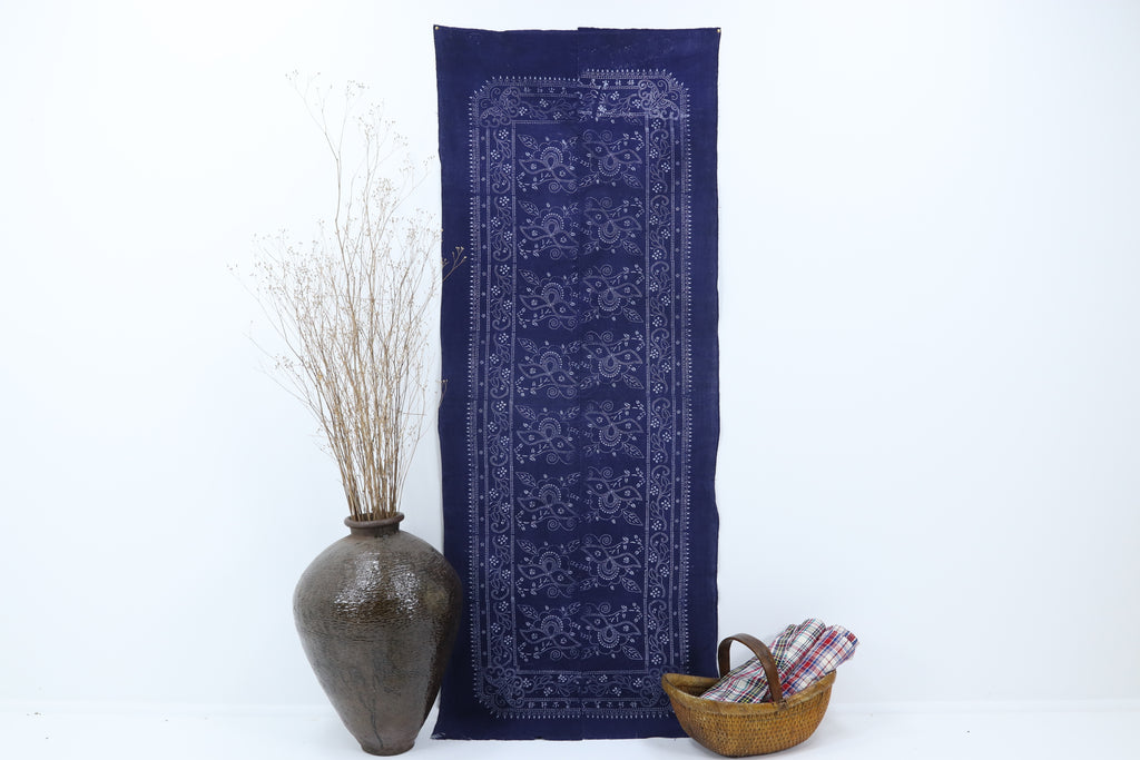 Late 19th Century Chinese Wax Resist Fabric (5) – Apeman Interiors