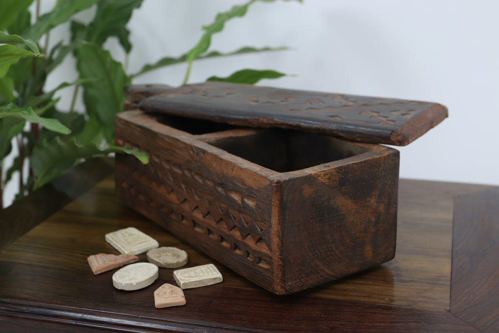 Late 19th Century Indian Rectangle Spice Box (11) – Apeman Interiors